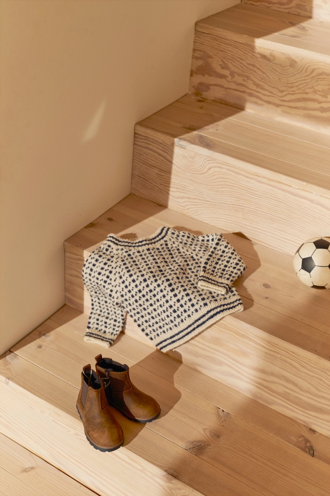 489 Islender barn Ovenfra og ned (oppskrift) papir | Idestova As